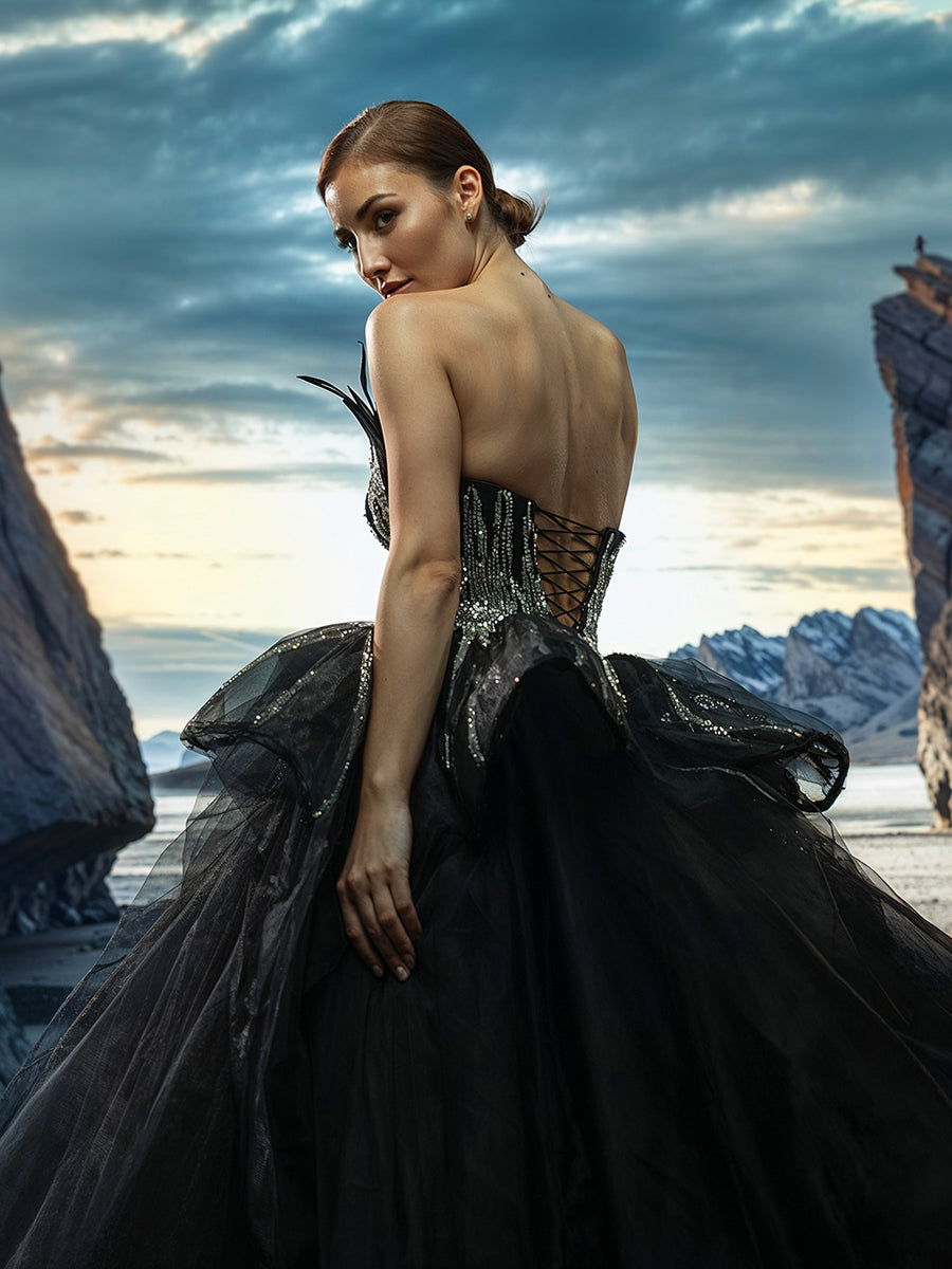 Ball Gown Midnight Bloom I RADICHEV