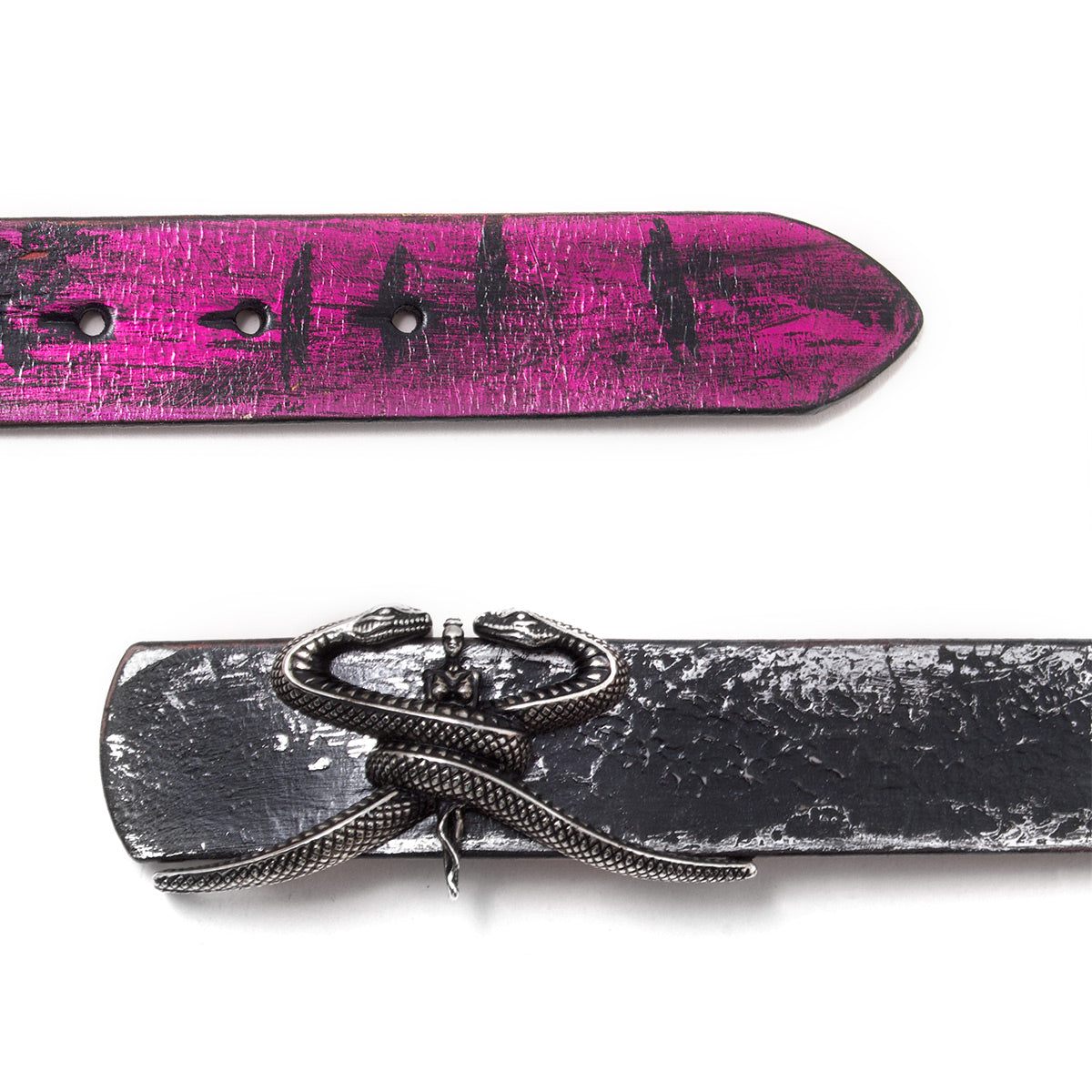 Unisex belt with golden buckle - stylized SR logo I RADICHEV