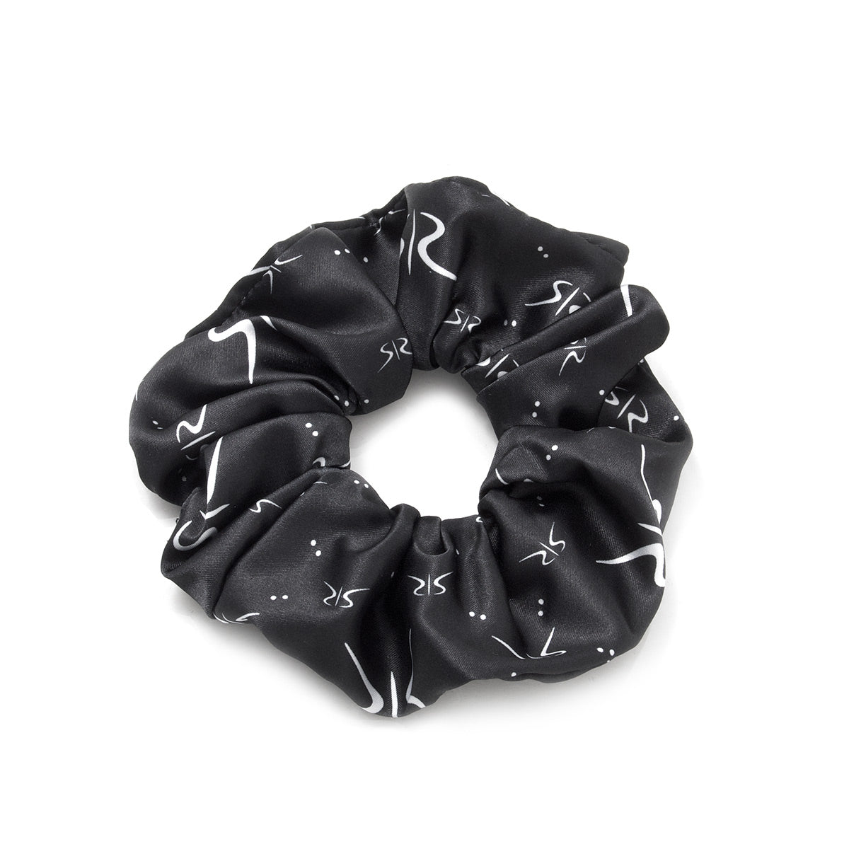 Черно сатенено скрънчи за коса RADICHEV I RADICHEV