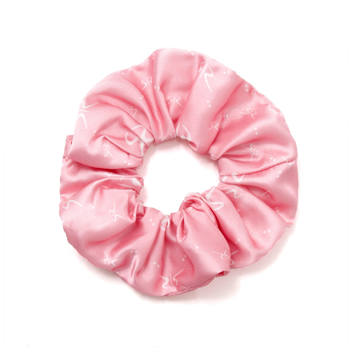 Pink satin hair scrunchie RADICHEV I RADICHEV